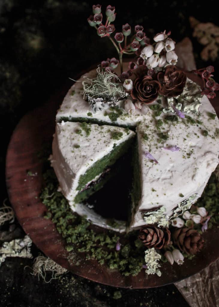 Stinging Nettle Cake Recipe (vegan, gluten free, oil free)